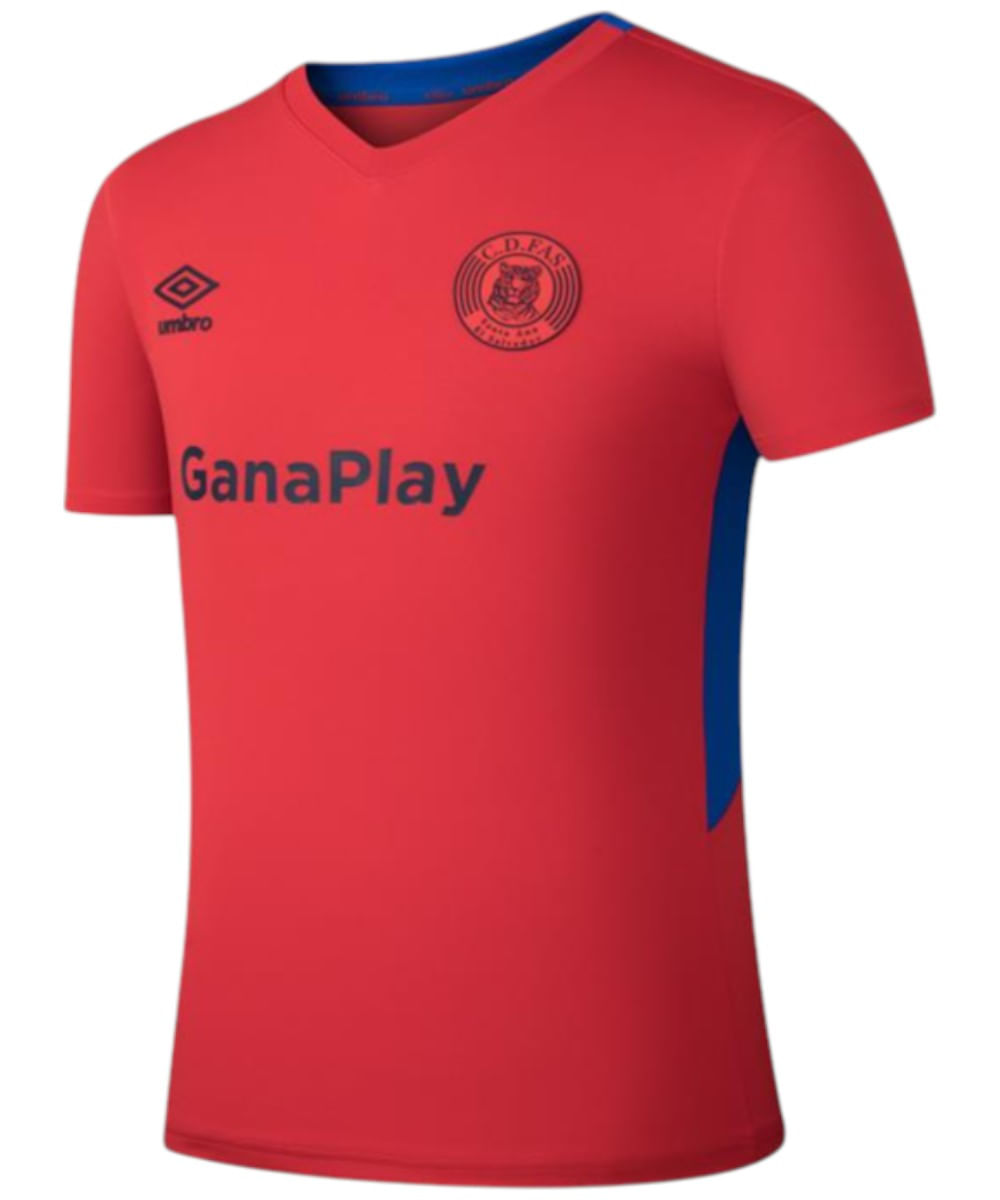 Camiseta de entrenamiento Club Deportivo FAS roja 2025-2026 para hombre ...