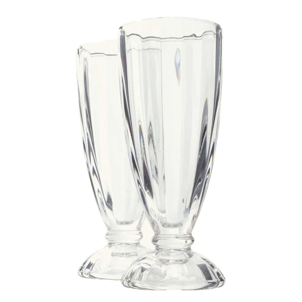 Set de 2 copas Libbey Glass para malteada 355 ml - Siman El Salvador