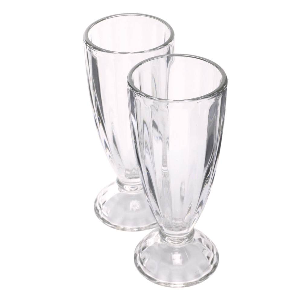 Set de 2 copas Libbey Glass para malteada 355 ml - Siman El Salvador