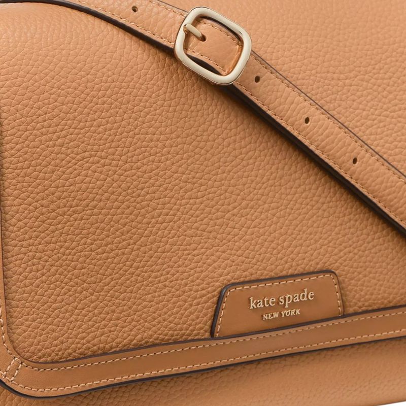 Cartera shoulder bag Kate Spade Hudson color café para mujer - Siman ...