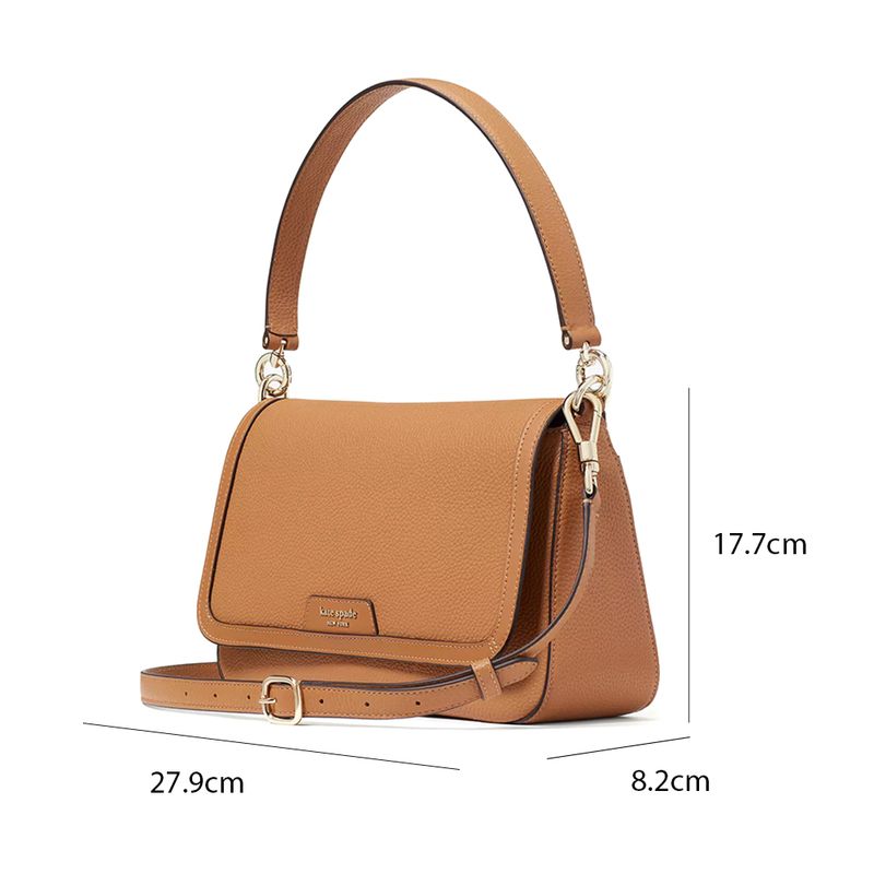 Cartera shoulder bag Kate Spade Hudson color café para mujer - Siman ...