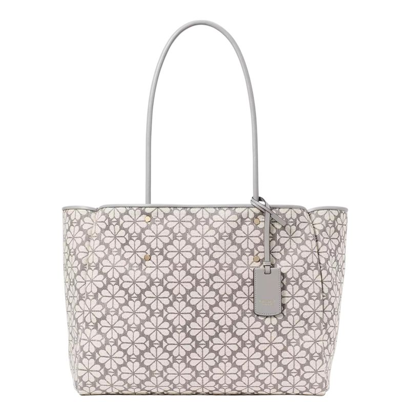 Cartera tote Kate Spade Spade flower Jacquard gris para mujer - Siman ...
