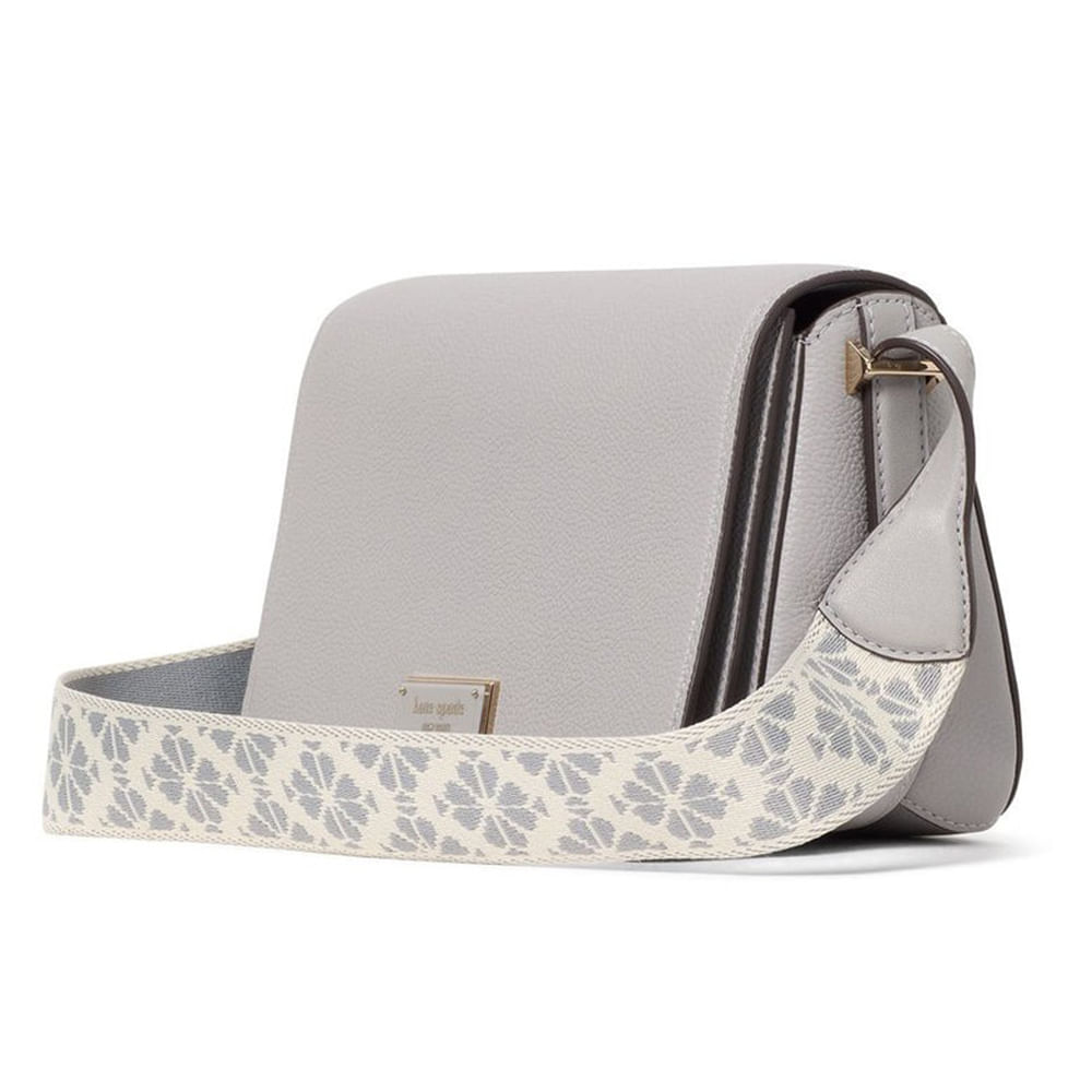 Cartera crossbody Kate Spade Liv color gris para mujer - Siman Guatemala