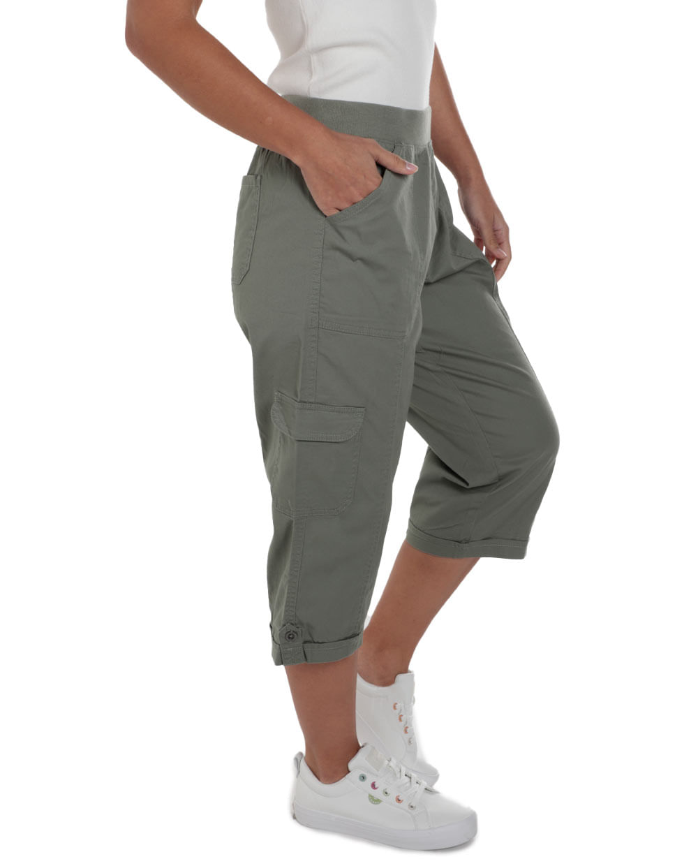 Pantalón Dash capri de cintura alta para mujer - Siman Nicaragua