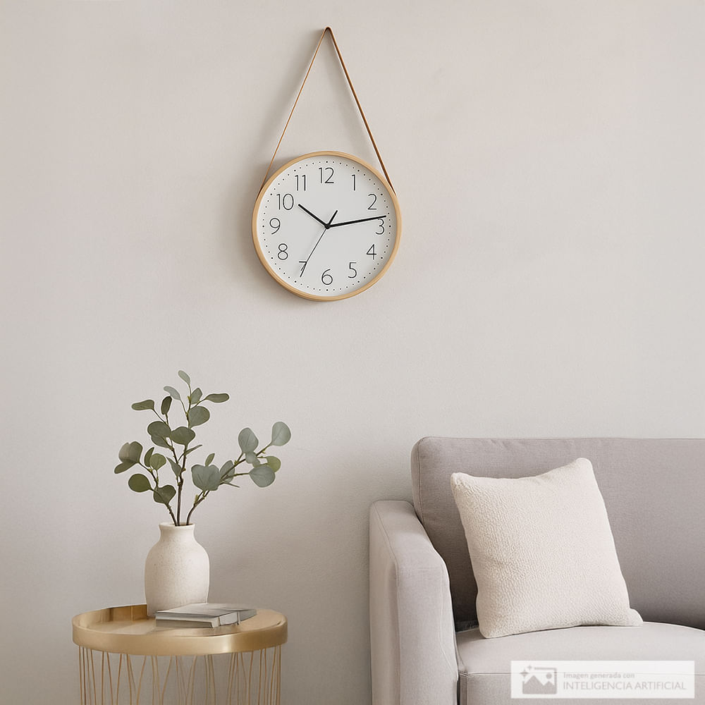 Reloj de MDF para pared 40.8x5x68 cm - Siman Costa Rica