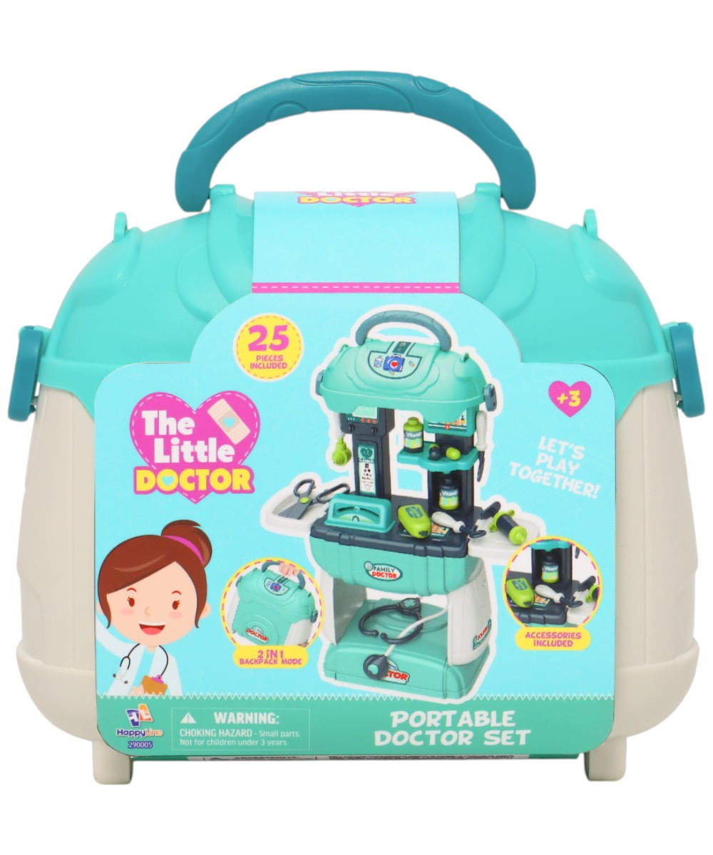 The little doctor set maletín 2 en 1 médico 25 piezas - Siman El Salvador
