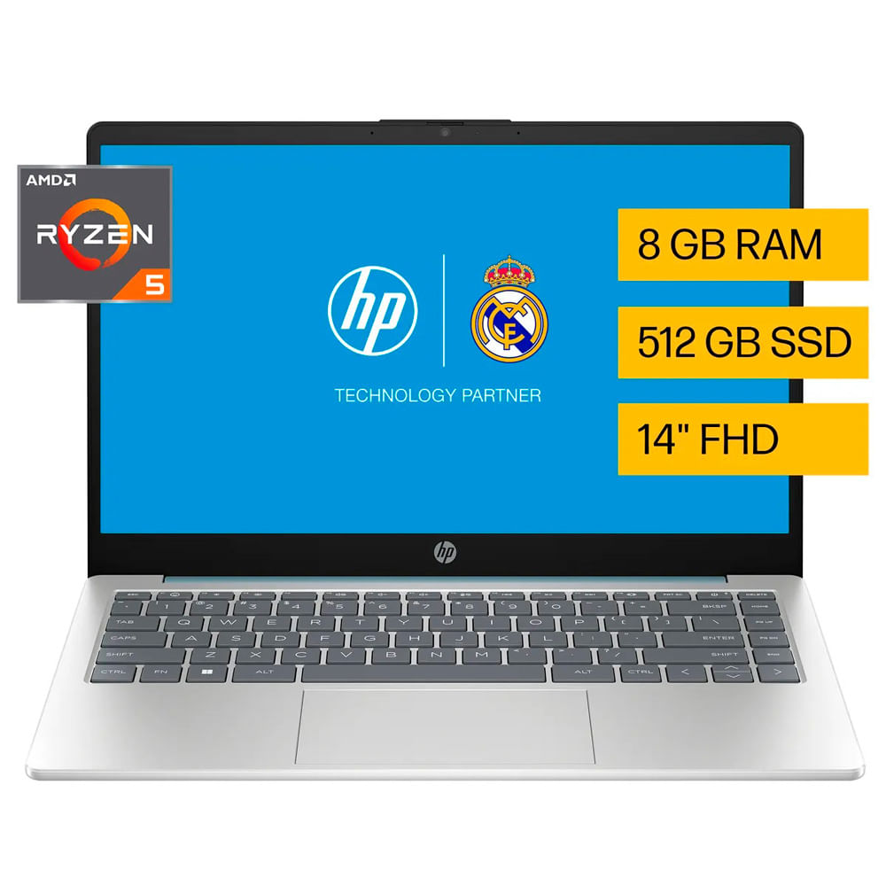 Laptop HP OPP Ryzen 8RAM 512SSD Almacenamiento Windows 11 14" - Siman ...