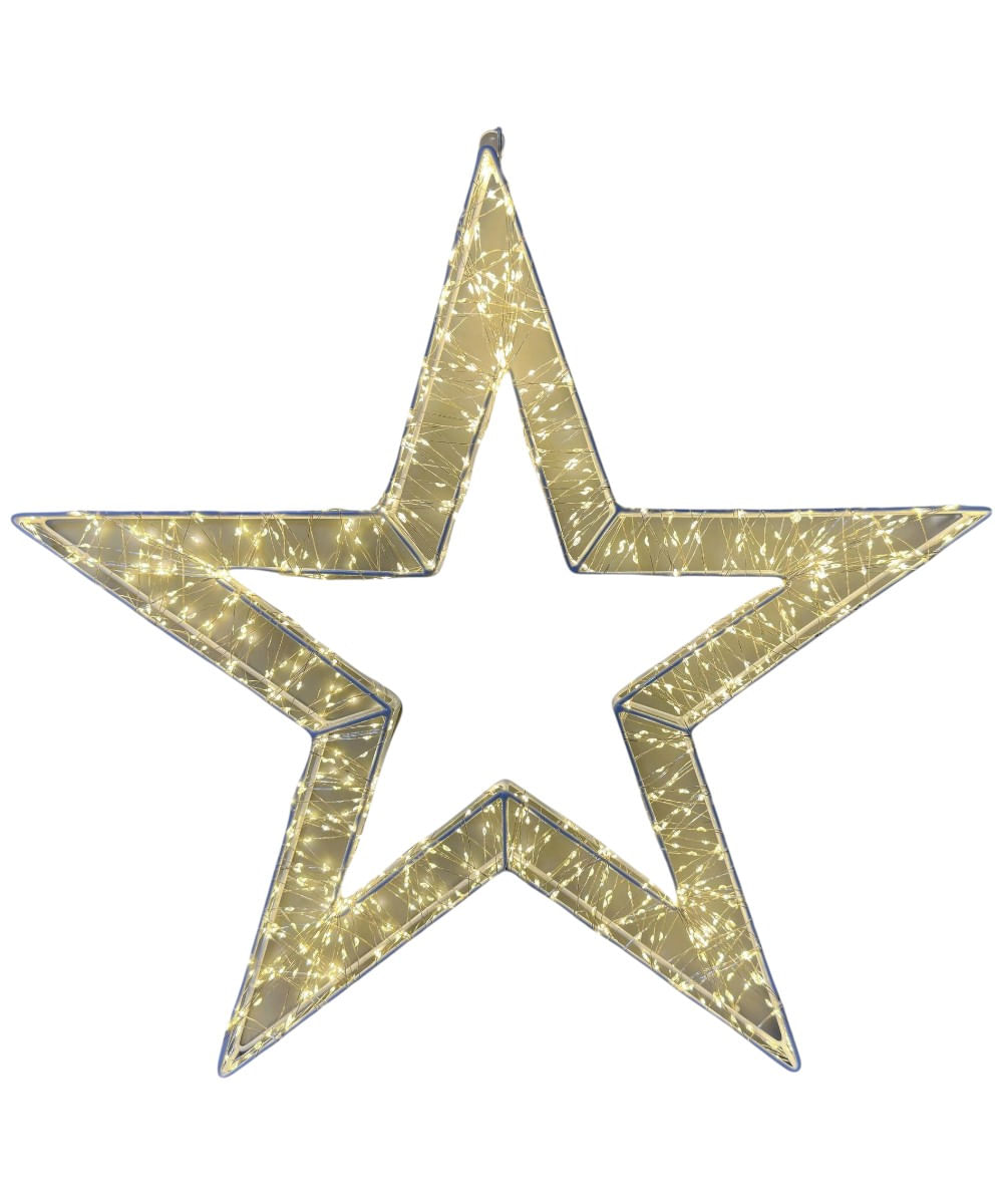 Figura estrella con luz led 70 x 4 x 66 cm - Siman Nicaragua