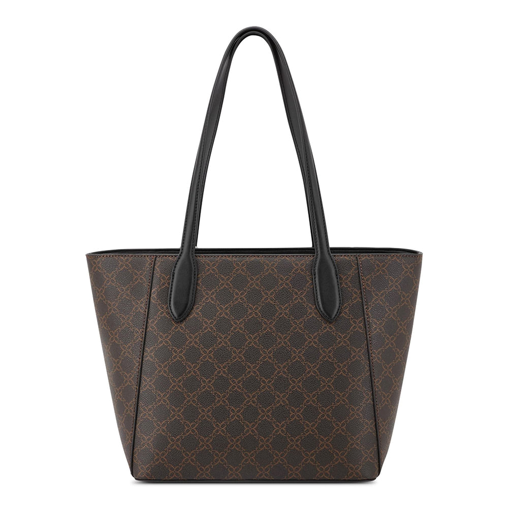 Cartera tote Nine West Adeline color café para mujer - Siman Nicaragua