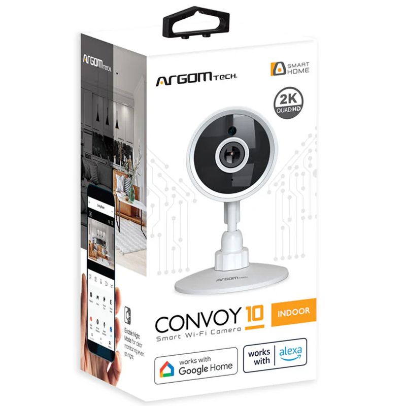 Cámara inteligente Argom Convoy 10 para interiores 2K QHD - Siman Nicaragua
