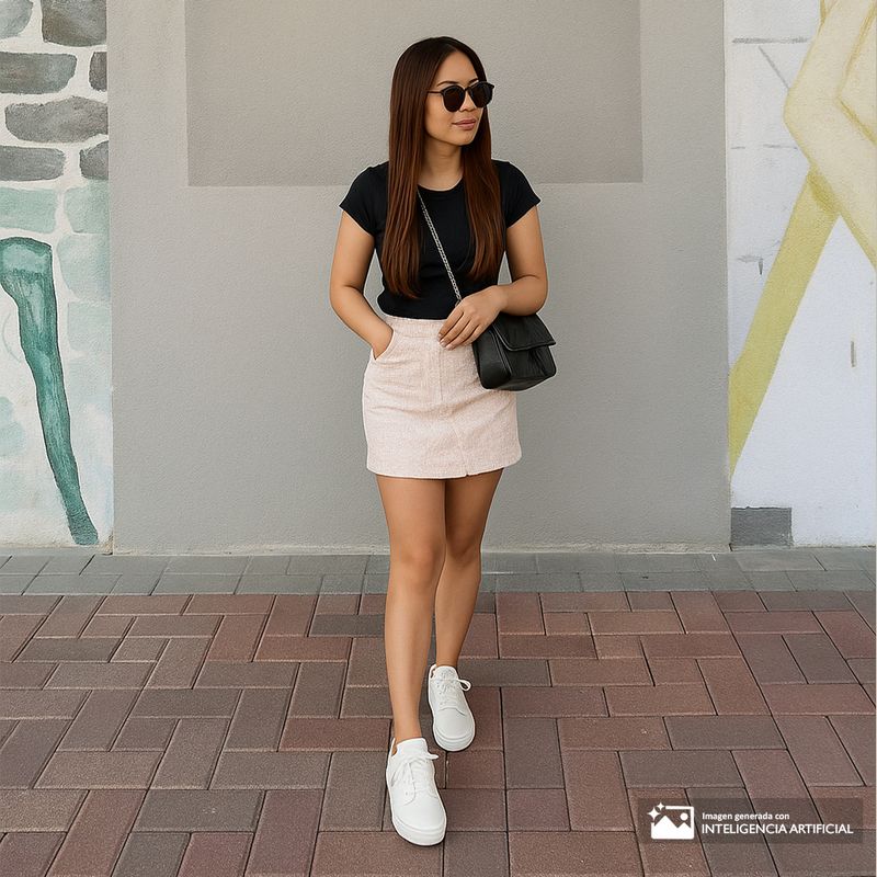 Zapato casual Coral color blanco para mujer - Siman Guatemala