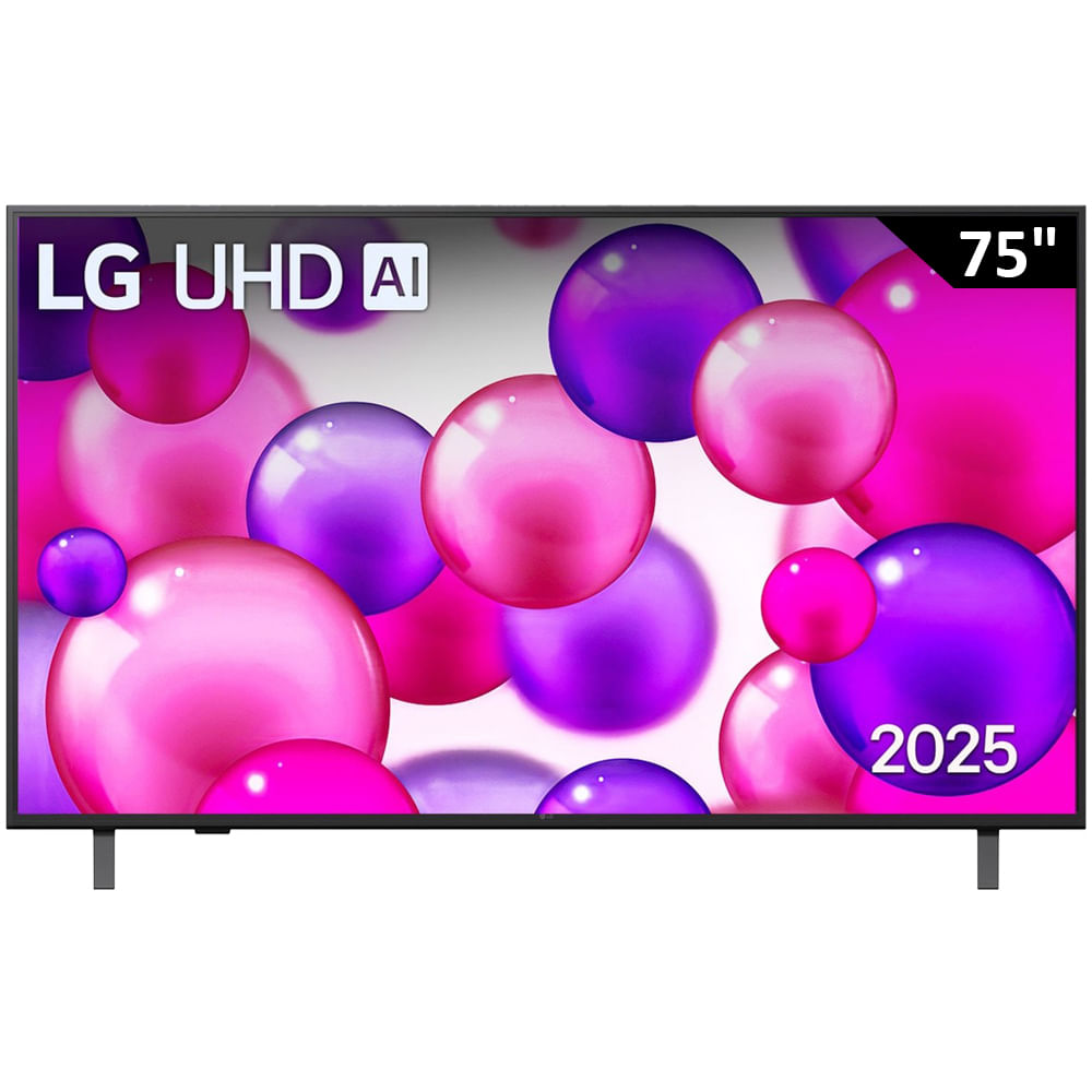 Pantalla LG 75" (190.5 cm) UHD AI 4K HDR10 Pro 75UA8000PSB - Siman ...