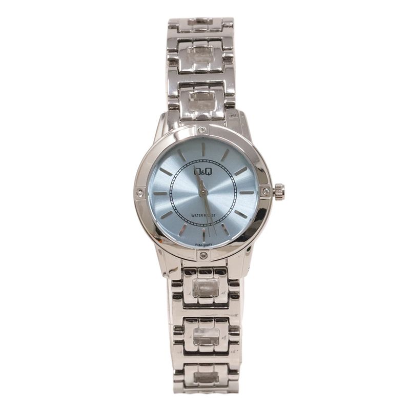 Reloj Q&Q análogo de metal color plateado para mujer - Siman El Salvador