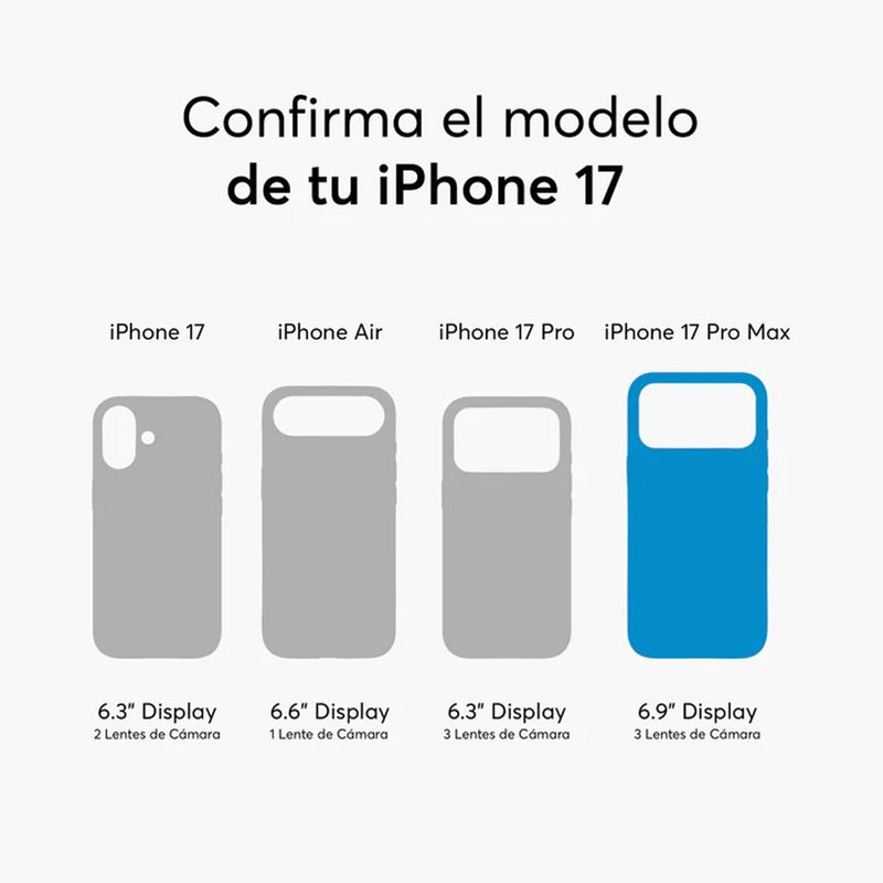 Case con Magsafe para Apple iPhone 17 Pro Max NCO SafeCase - Siman El ...