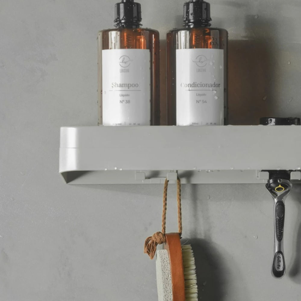 Repisa horizontal de plástico para baño - Siman El Salvador