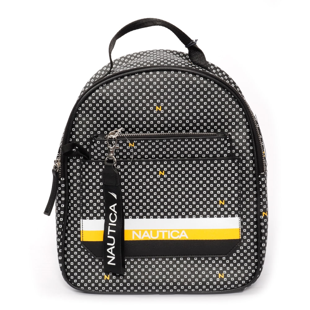 Cartera backpack indigo/mustard pebble