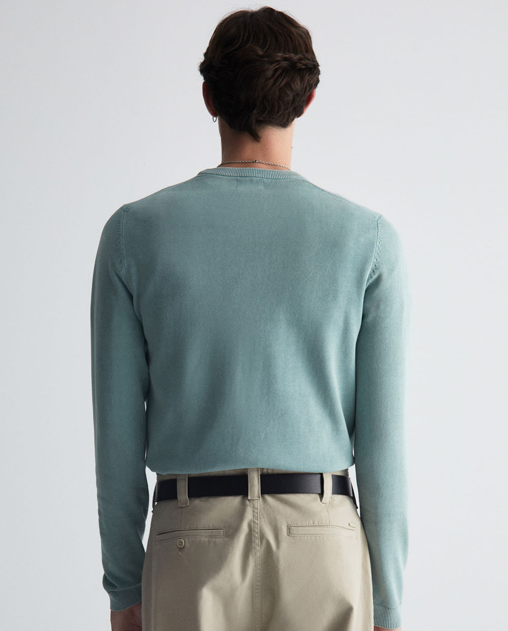 Suéter Sfera verde heather para hombre - Siman El Salvador