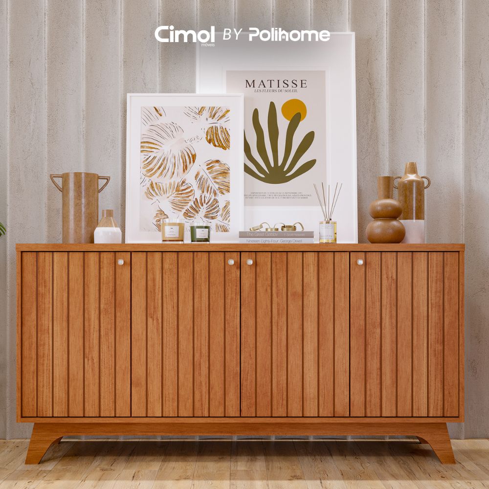 Bufetera Isa de madera con 4 puertas - Siman El Salvador