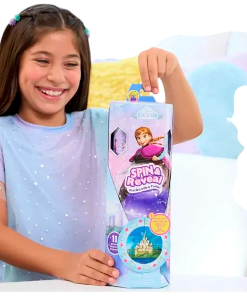 Disney Frozen Muñeca spin and reveal Anna - Siman Costa Rica