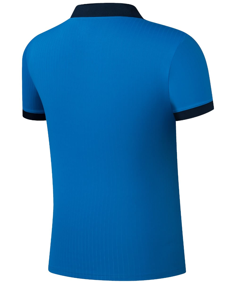 Camisa polo Club Deportivo FAS lifestyle celeste color blocking para ...