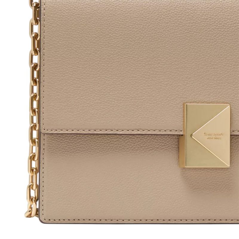 Cartera satchel Kate Spade deco color beige para mujer - Siman Guatemala