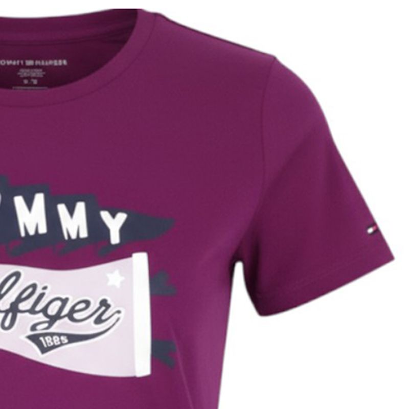 Blusa color vino con estampado para niña - Siman Guatemala