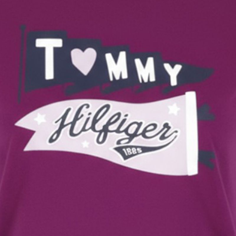 Blusa color vino con estampado para niña - Siman Guatemala