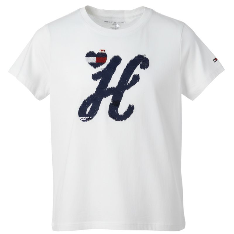 Blusa blanca con lentejuelas para niña - Siman Guatemala