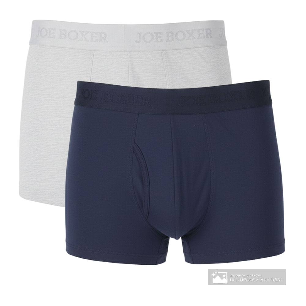 Pack de 2 bóxer trunks Joe Boxer bicolor para hombre - Siman El Salvador