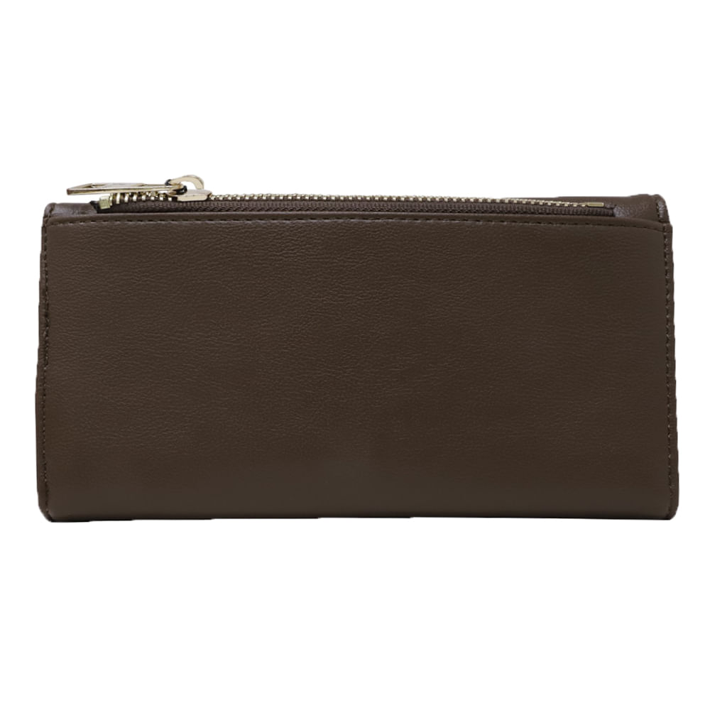 Billeteras Flap London Fog color café para mujer - Siman Guatemala