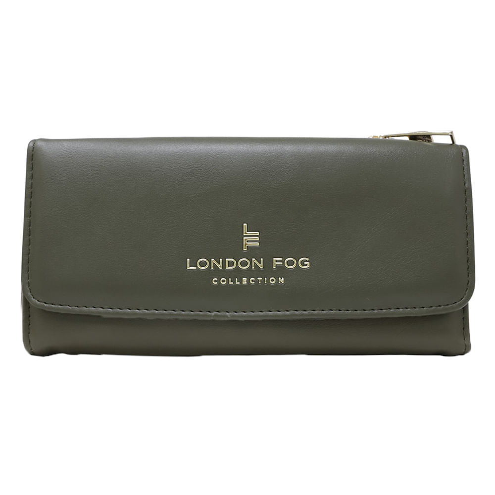 Billeteras Flap London Fog color verde para mujer - Siman Guatemala