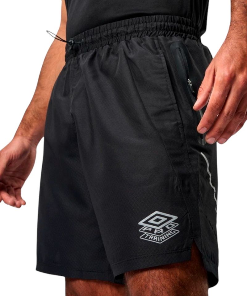Short deportivo Umbro negro para hombre - Siman Guatemala