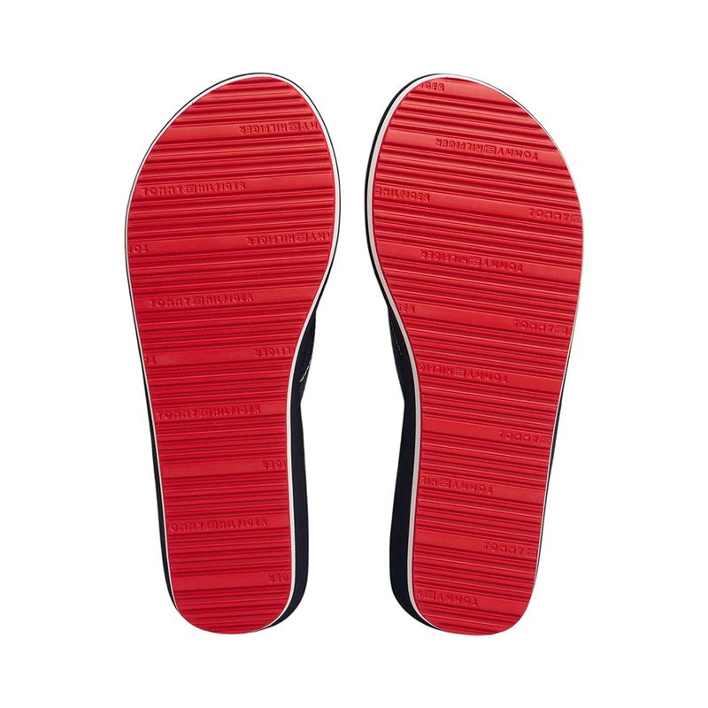 Sandalia de playa Tommy Hilfiger color azul para mujer - Siman Costa Rica