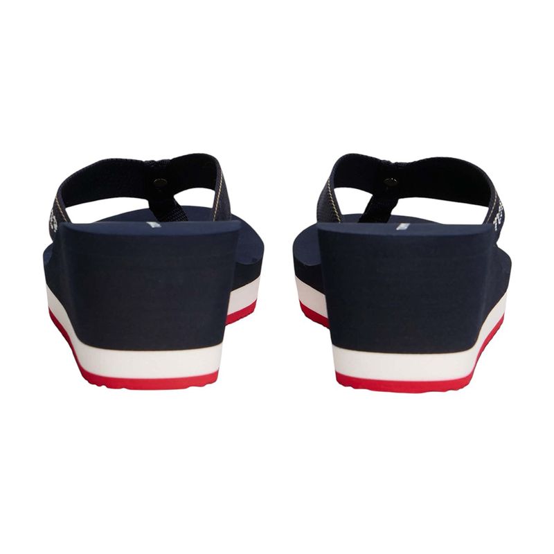 Sandalia de playa Tommy Hilfiger color azul para mujer - Siman Costa Rica