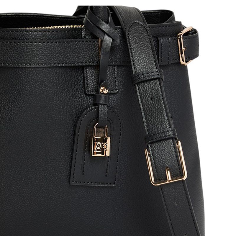 Cartera satchel Anne Klein color negro para mujer - Siman Costa Rica