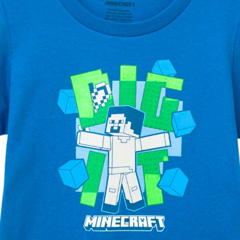 Camiseta azul de Minecraft para niño - Siman Nicaragua
