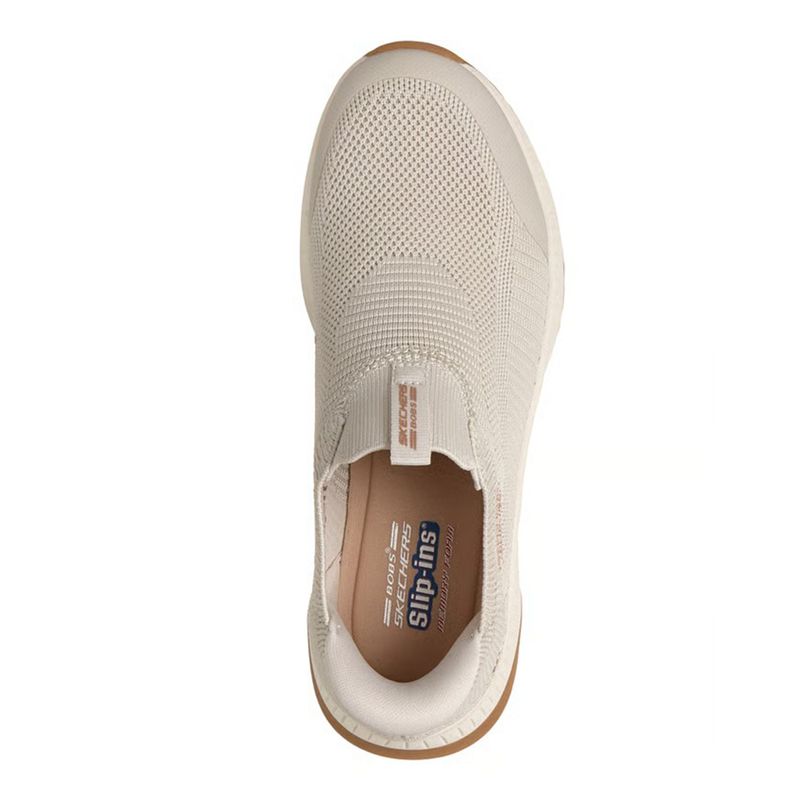 Zapato casual Skechers Bobs Squad 4 color blanco para mujer - Siman El ...