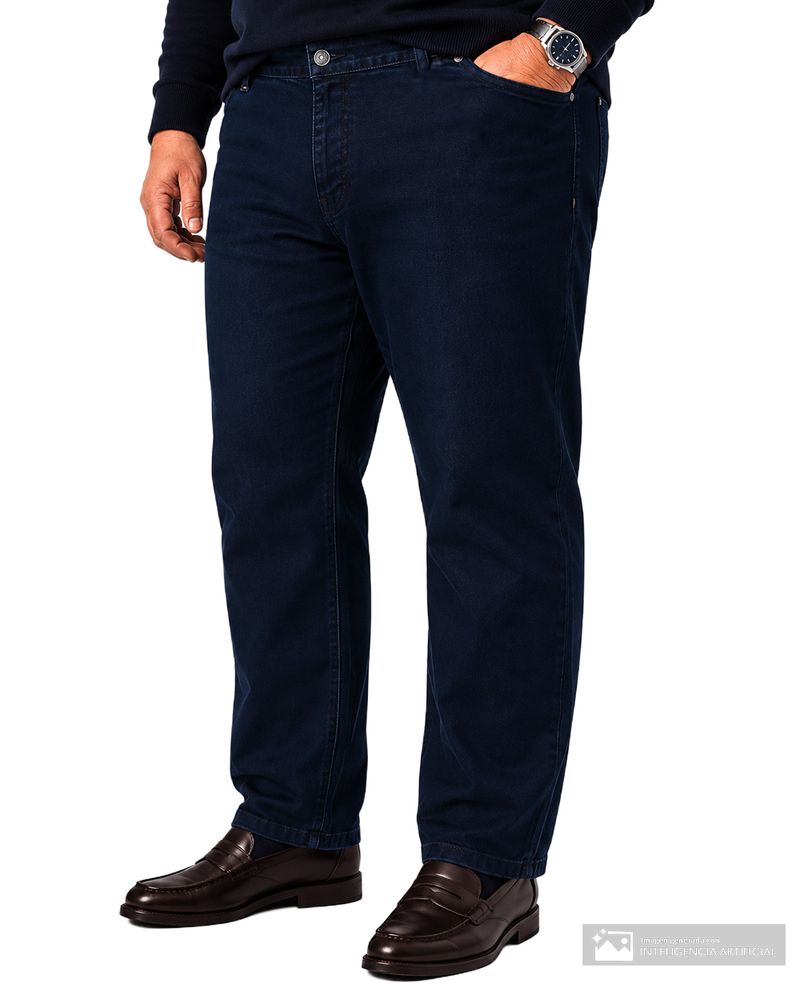 Jeans Oscar de la Renta straight azul para hombre - Siman Costa Rica