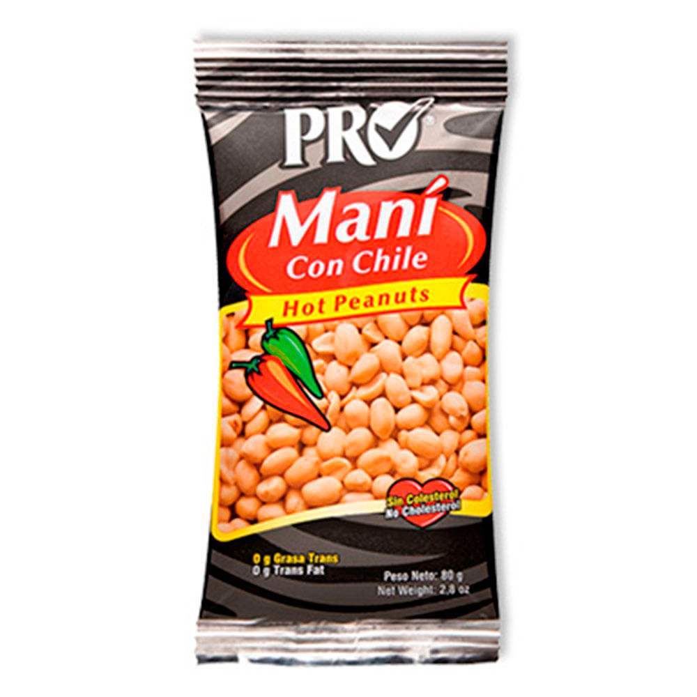 Snack salado - PRO Maní con chile 80gr - Siman Costa Rica