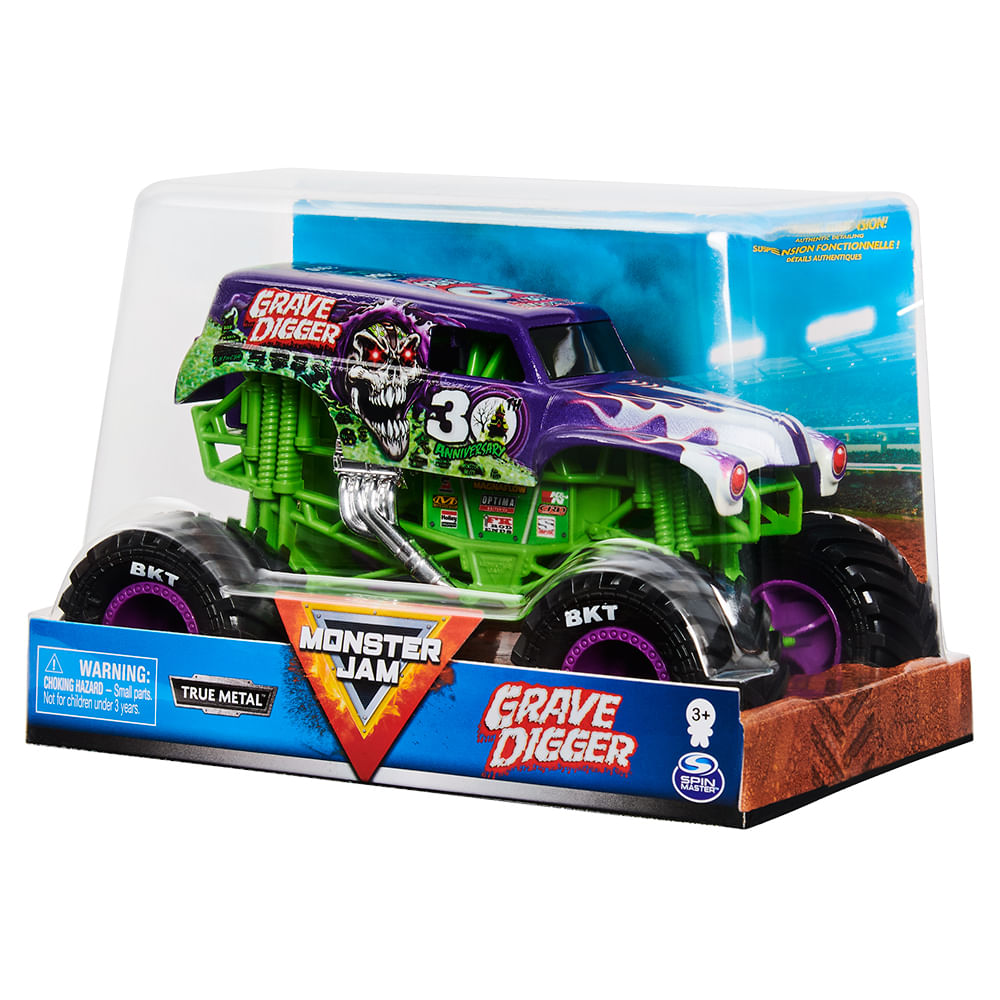 Carro Monster Jam Camión Die Cast a Escala 1:24 - Siman El Salvador
