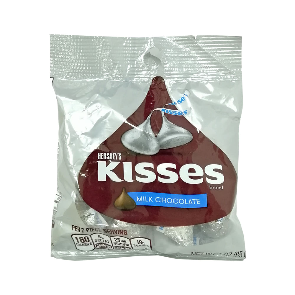 Bolsita de Chocolates Hershey's Kisses Milk Chocolate 7U - Siman El ...